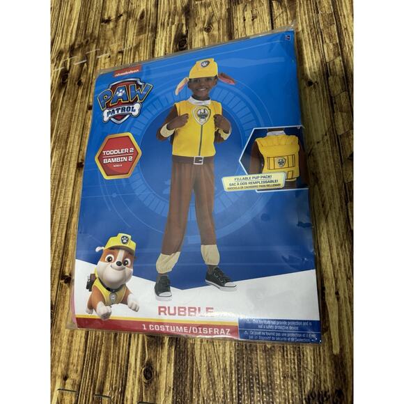 Nickelodeon | Costumes | Nickelodeon Paw Patrol Rubble Toddler 2 ...